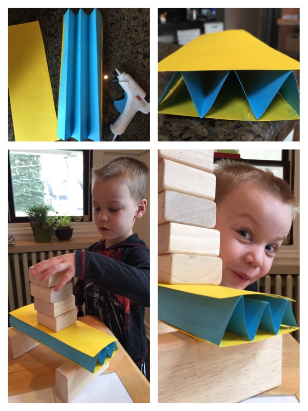 Corrugated Paper Bridges Make A Cardboard Bridge For Trains And Cars